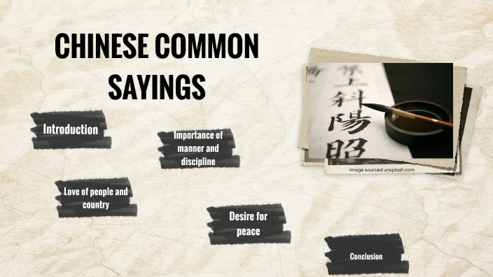 Chinese Common Sayings by Cali Yeum on Prezi