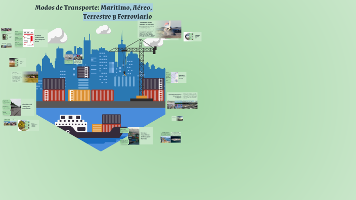 Modos de Transporte: Marítimo, Aéreo, Terrestre y Ferroviario by ...