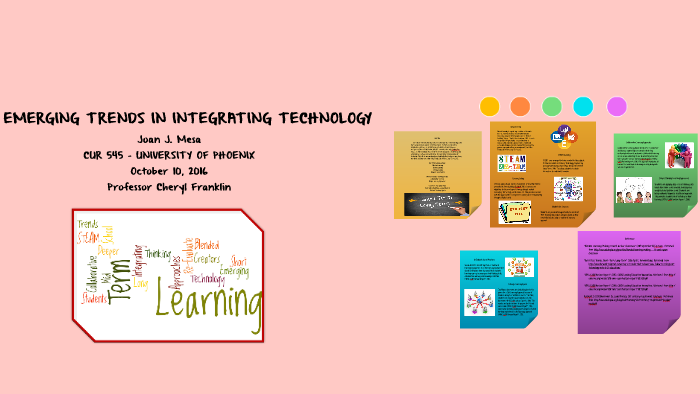 EMERGING TRENDS IN INTEGRATING TECHNOLOGY by on Prezi