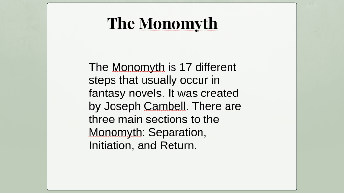 The Hobbit Monomyth by Ford Prefect on Prezi