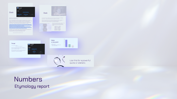 etymology report by Kara Elliott on Prezi