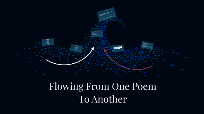 Flowing From One Poem by Sharoon Ravi