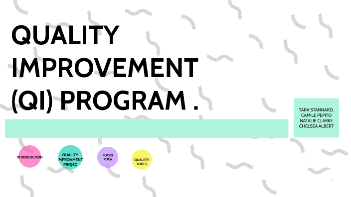 QUALITY IMPROVEMENT (QI) PROGRAM . by Bayan saud on Prezi