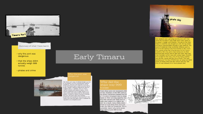 early timaru by kyle walker on Prezi