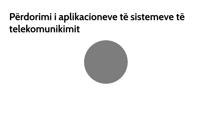 Përdorimi i programeve aplikative të sistemit të telekomunikimit by ...