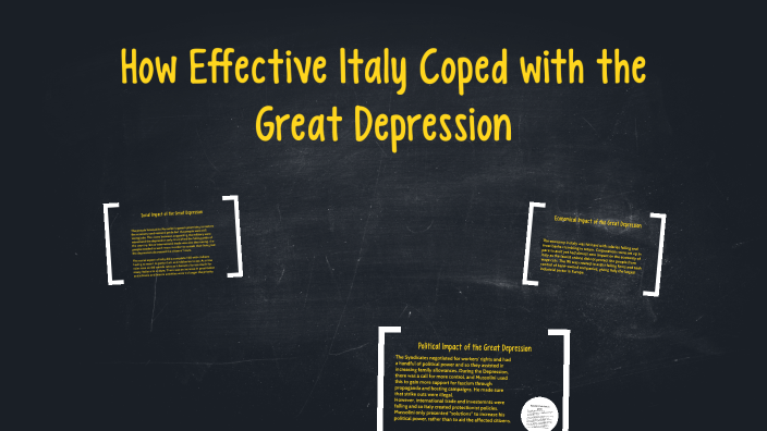 How Italy Handled the Great Depression by Cici Lee on Prezi