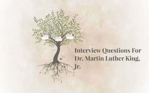 Interview Questions For Dr. Martin Luther King, Jr. by Matthesha Clewis ...