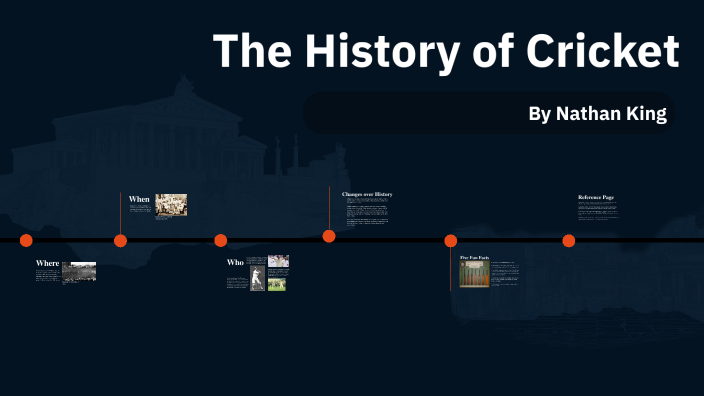Cricket Through the Ages by Nathan King on Prezi