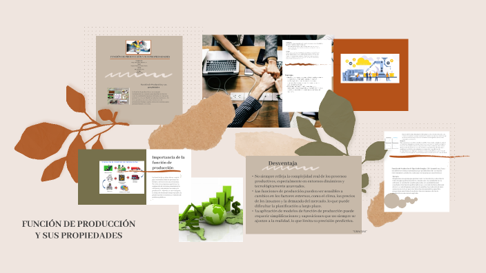 Función de producción y sus propiedades by Yuly Alexandra Muñoz Gil on ...