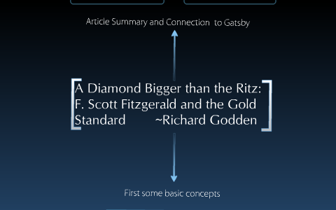 Richard Godden Article--"A Diamond Bigger than the Ritz: F. Scott ...