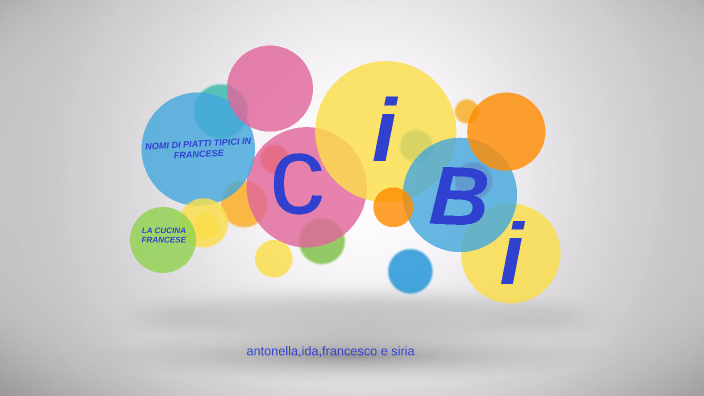 I cibi francesi by antonella montalto on Prezi
