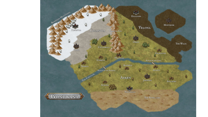 Gondwana Map by Michael Samodurov on Prezi