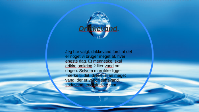 DRIKKEVAND by emma jørgensen