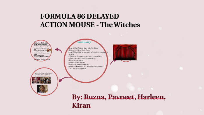 FORMULA 86 DELAYED ACTION MOUSE - The Witches by Ruzna K.M on Prezi