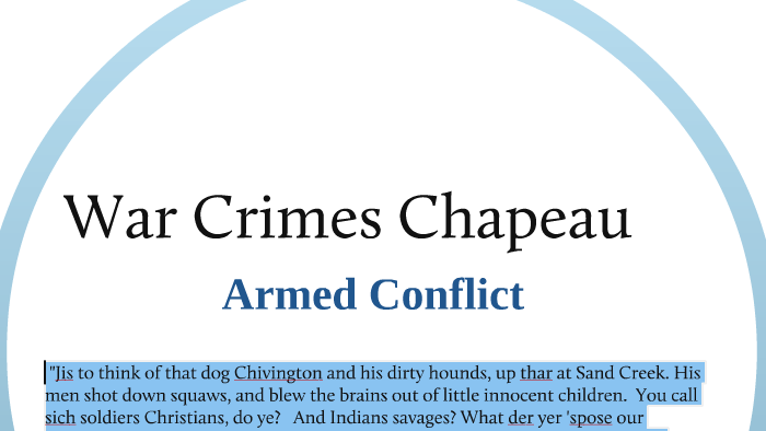 War Crimes, Class 2 by David Akerson on Prezi