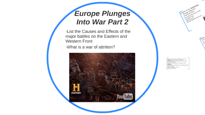 WWI: Europe Plunges Into War Part 2 by Mr. Owens on Prezi