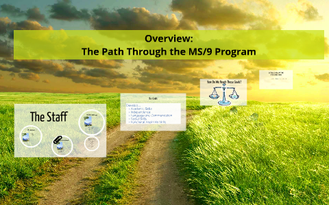 The Path Through the MS/9 Program by Gina Catania