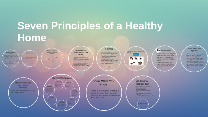 Seven Principles of a Healthy Home by kripa patel on Prezi