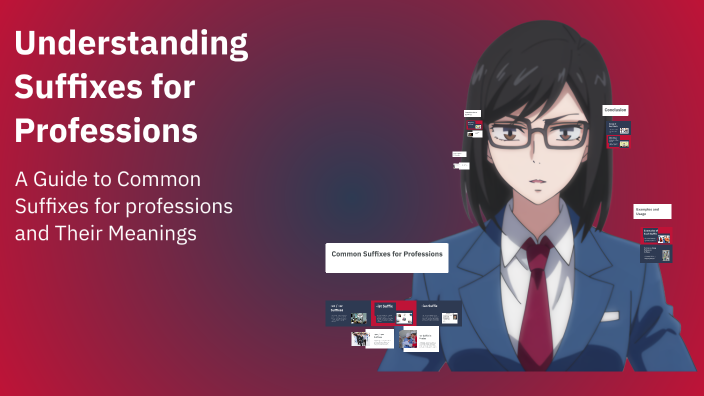 Understanding Suffixes for Professions by Maite Caride on Prezi