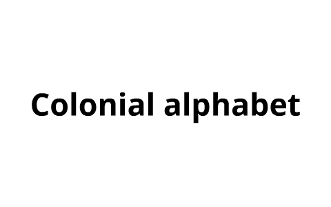 Colonial America Alphabet book by keegan Brighton on Prezi