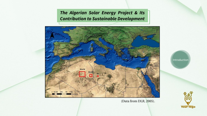 The Algerian Solar Energy Project & it's Contribution to Sustainable ...