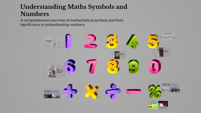 Understanding Maths Symbols and Numbers by Daniel Huxley on Prezi