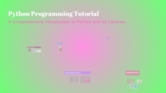 Python Programming Tutorial by İclal Aca on Prezi