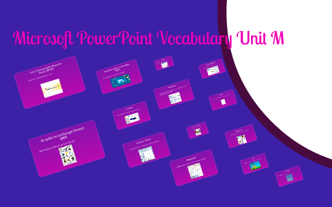 Microsoft PowerPoint Vocabulary Unit M by Megan Saylor on Prezi