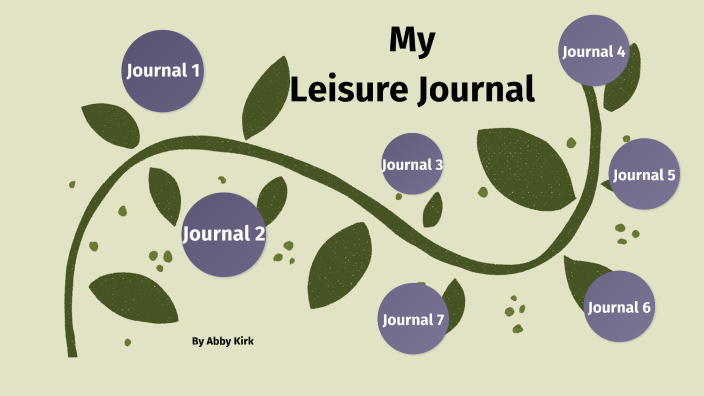 Leisure Journal by Abby Kirk on Prezi