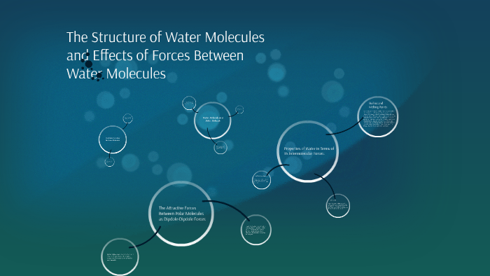 The Structure of Water Molecules and Effects of Forces Betwe by alicia ...