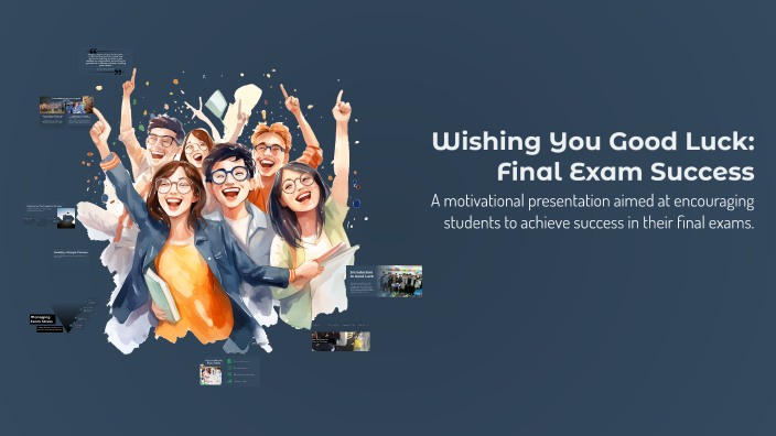 Wishing You Good Luck: Final Exam Success by santosh Pankaj kulyana on ...