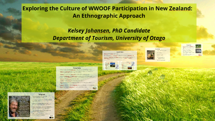 Seminar: Exploring the Culture of WWOOF Participation in New Zealand ...