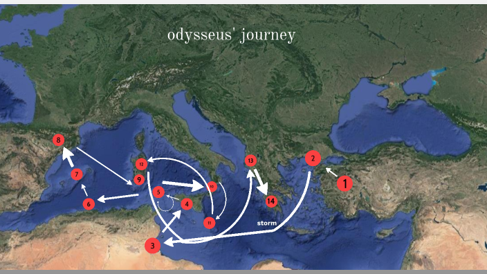 interactive map of the far wanderings by Thomas Landaverde on Prezi