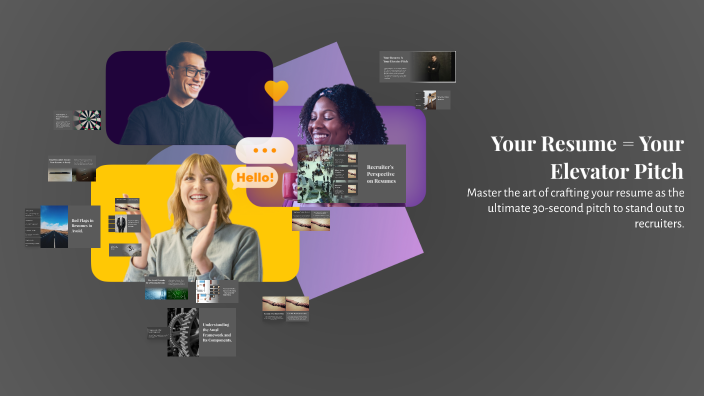 Your Resume = Your Elevator Pitch by Umaima Ubaid on Prezi