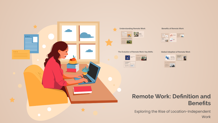 Remote work: definition and benefits by Maria Korshikova on Prezi
