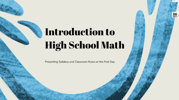Introduction to High School Math by Ireland Armintrout on Prezi