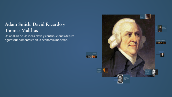 Economistas Clásicos: Adam Smith, David Ricardo y Thomas Malthus by ...