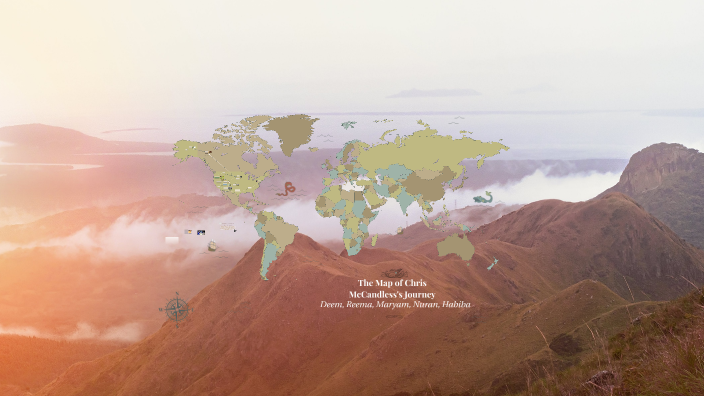 English SA2- Map of McCandless's Journey by Reema Alotaibi on Prezi