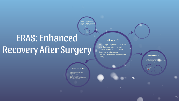 ERAS: Enhanced Recovery After Surgery by Rikki Leonard on Prezi