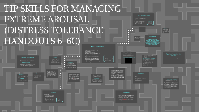TIP SKILLS FOR MANAGING EXTREME AROUSAL (DISTRESS TOLERANCE by megan ...