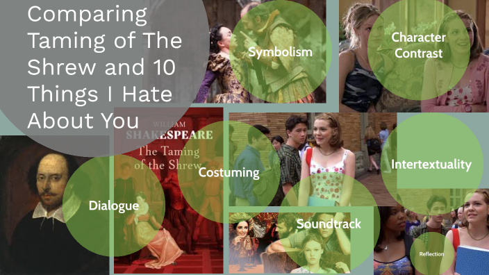 Comparing Taming of The Shrew and 10 Things I Hate About You by Hannah ...