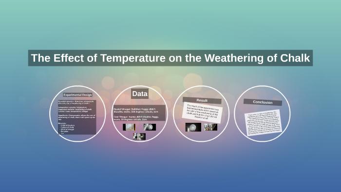 The Effect of Temperature on the Weathering of Chalk by Carl Zundell on ...