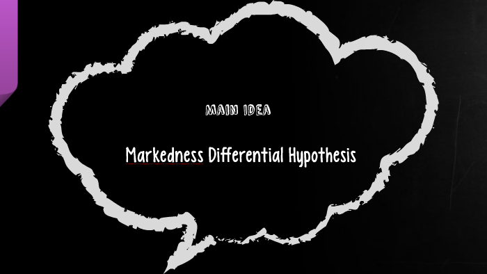 Markedness Differential Hypothesis by Abigail Vining on Prezi