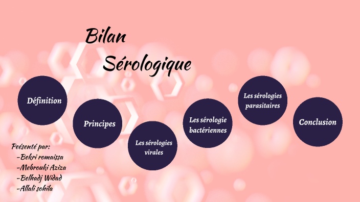 bilan sérologique by Aziza SF on Prezi