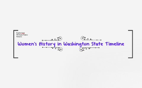 Women's History in Washington State Timeline by Sophia Pook on Prezi