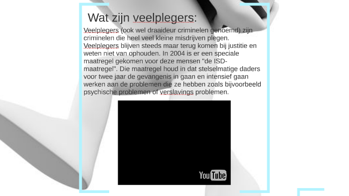 Hoe ziet het profiel van een stelselmatige dader eruit? by diede ...