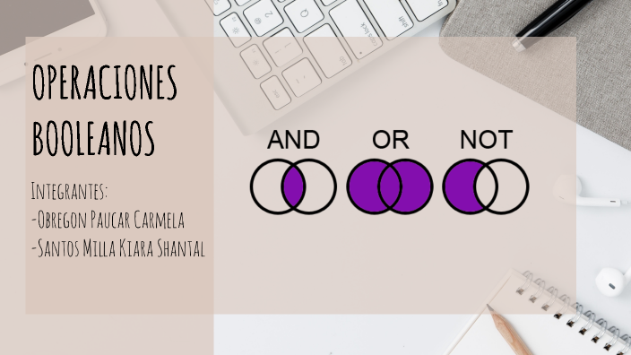 OPERACIONES BOOLEANOS by Kiara Shantal Santos Milla on Prezi