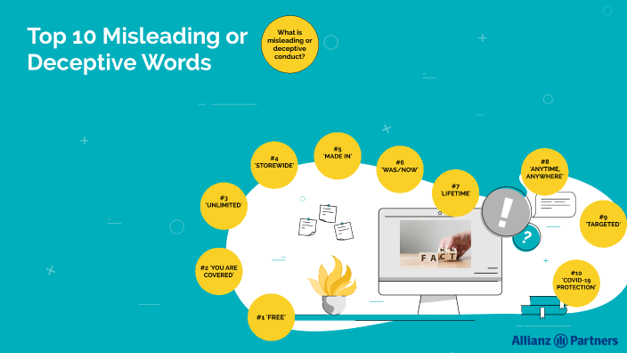 Top 10 Misleading and Deceptive Words by Dave Ferensowicz on Prezi