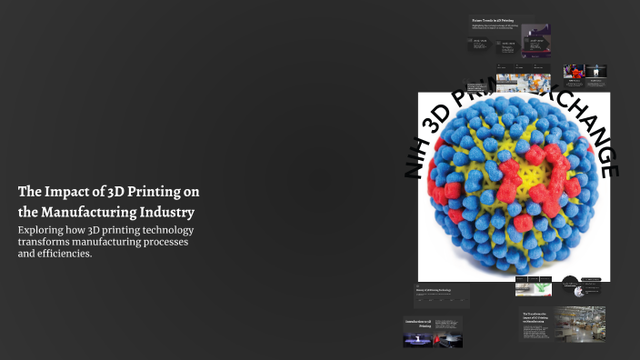 The Impact of 3D Printing on the Manufacturing Industry by Tithen ...