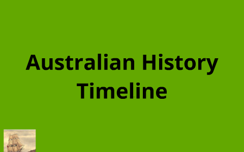 Australian History Timeline by Tessa Pruim on Prezi